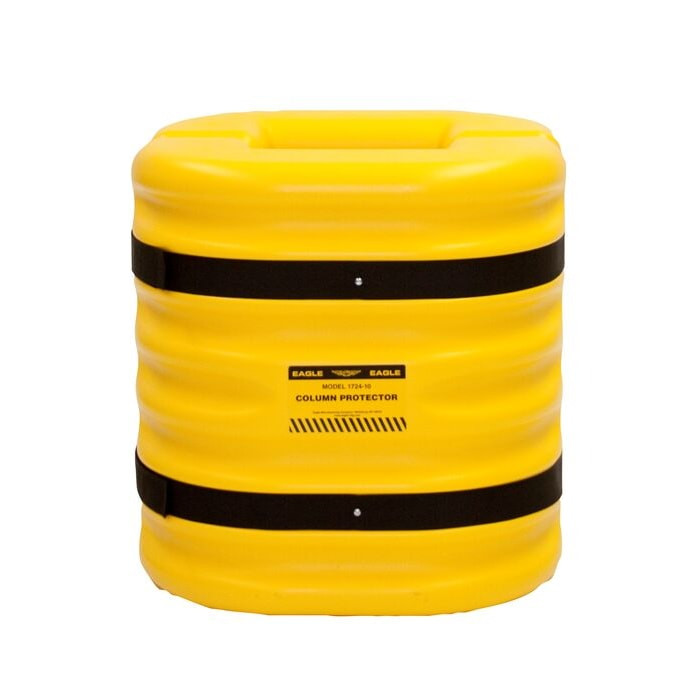 EAGLE Fits 6" Columns, Mini Column Protector, Yellow - 17246 - EnSafeCo.com