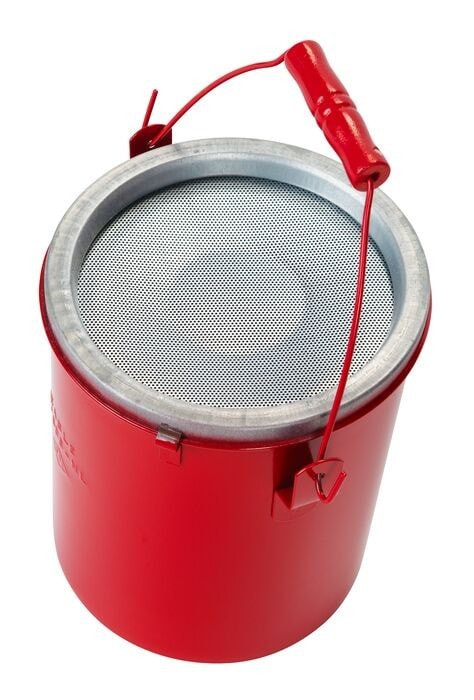 EAGLE 6 Quart, Steel Bench Can, Dasher Screen, No Lid, Red - B606NL ...