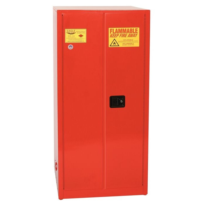 EAGLE 96 Gallon, 5 Shelves, 2 Doors, Self Close, Paint Safety Cabinet ...