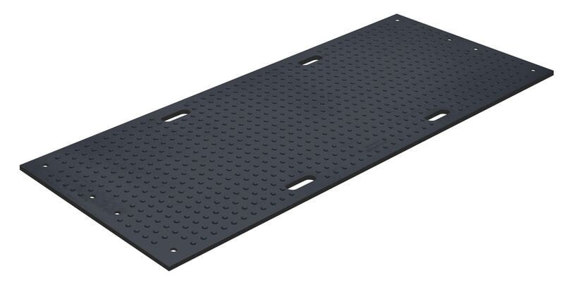 CHECKERS 36" X 96" TrakMat® Ground Protection Mat, 90 Ton Load Capacity ...