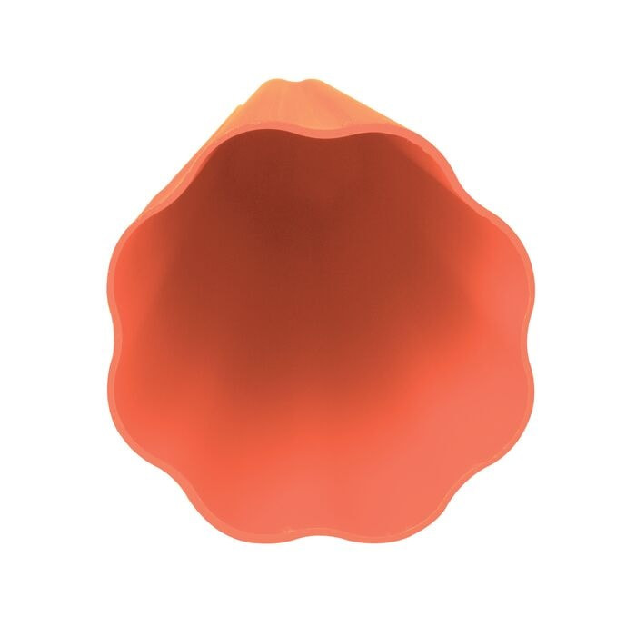 EAGLE 4" x 56" Fluted Bollard Cover, Orange - 1732OR - EnSafeCo.com