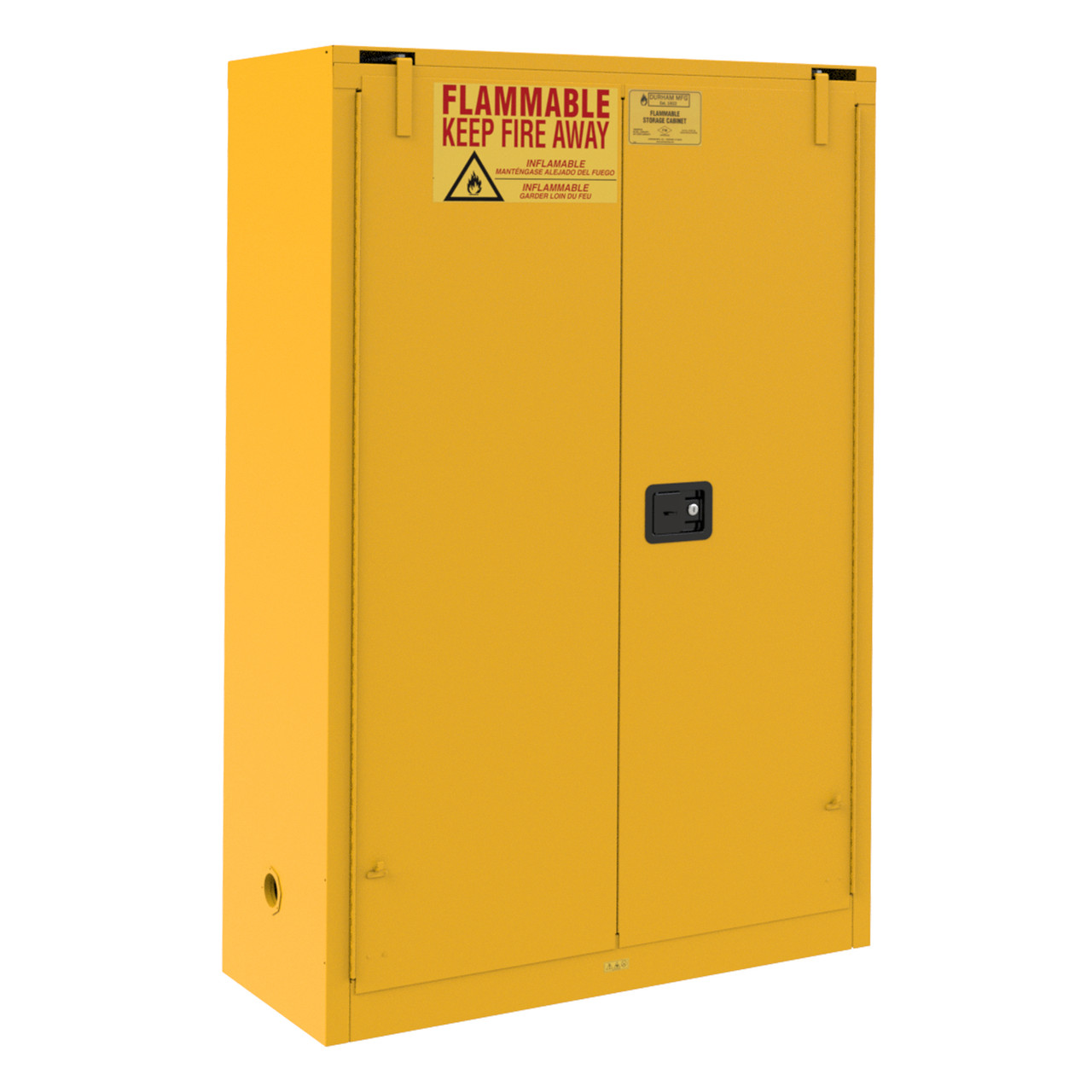 DURHAM Flammable Storage, 60 Gallon Paint and Ink Storage, Self Close