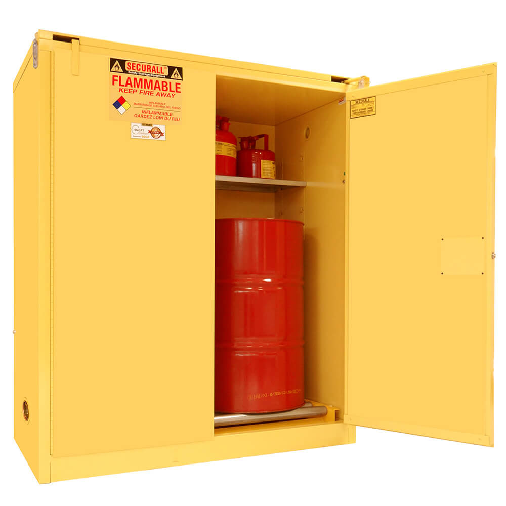 SECURALL 2 Drum, 120 Gal. Ver. Self-Close, Self-Latch Safe-T-Door, Drum ...