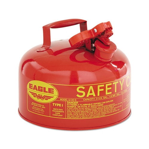 EAGLE 2 Gallon Steel Safety Can for Flammables, Type I, Flame Arrester ...