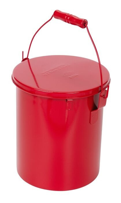 EAGLE 6 Quart, Steel Bench Can, Dasher Screen with Lid, Red - B606 ...