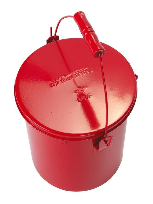 EAGLE 6 Quart, Steel Bench Can, Dasher Screen with Lid, Red - B606 ...