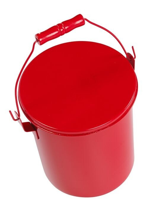 EAGLE 6 Quart, Steel Bench Can, Dasher Screen with Lid, Red - B606 ...