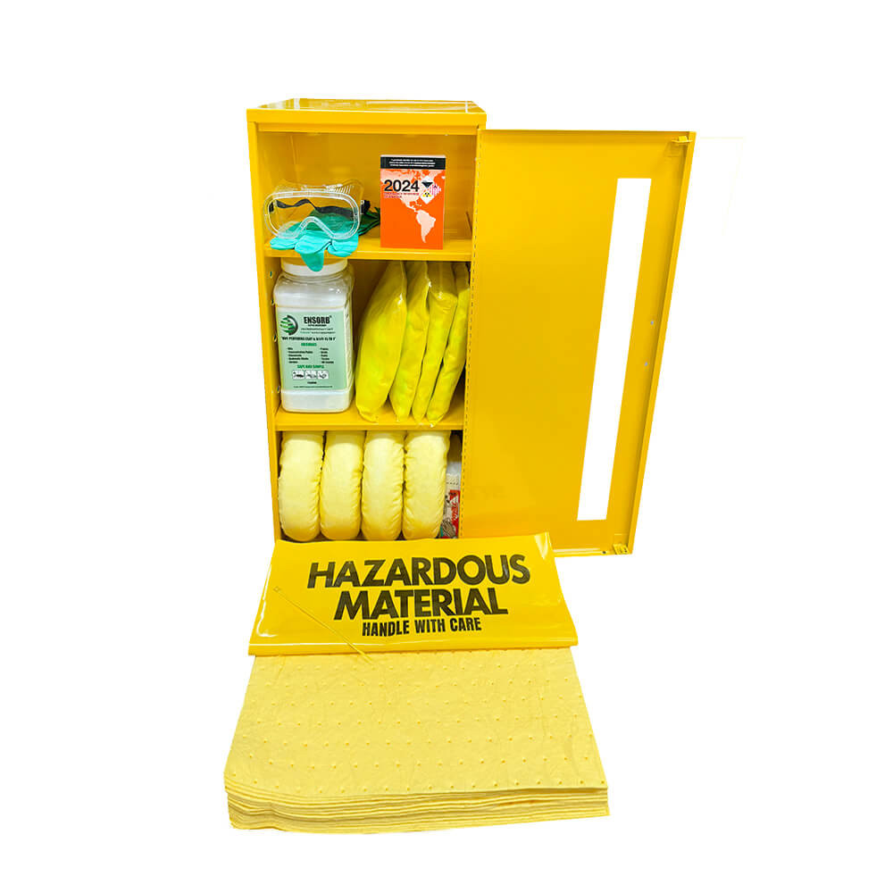 ENPAC Aggressive Large Wall-Mount Cabinet Spill Kit | EnSafeCo
