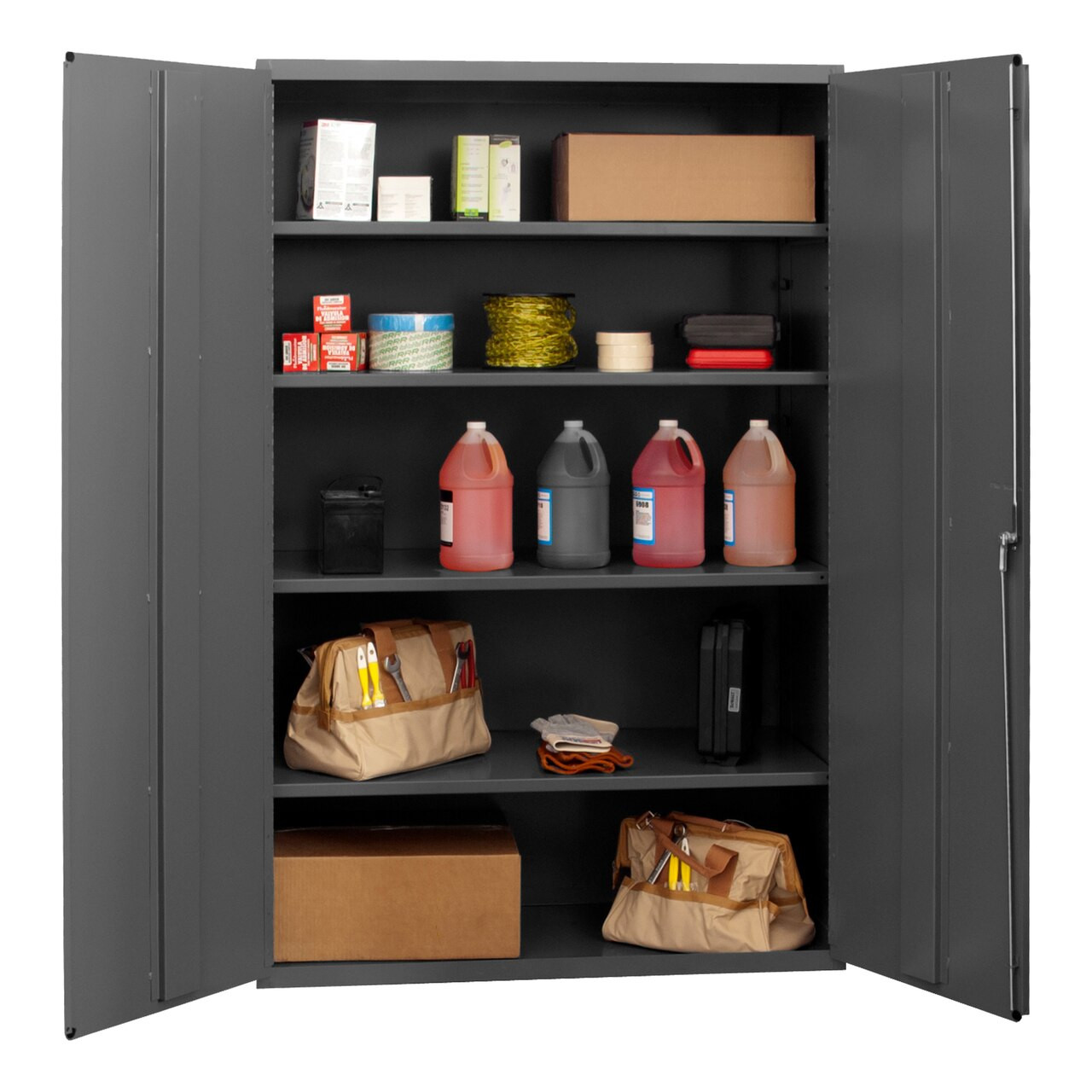 DURHAM 3502-4S-95, Shelf Cabinet, 24X48X72, 4 shelves - EnSafeCo.com