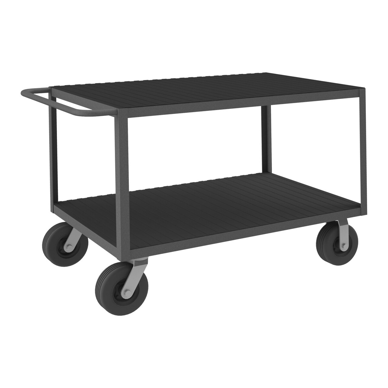 DURHAM RIC-3036-2-95, Rolling Instrument Cart, 2 shelves - EnSafeCo.com