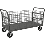 DURHAM W4SPTDG-306038-1-8MR95, Wire Cart, removable handles, drop gate ...