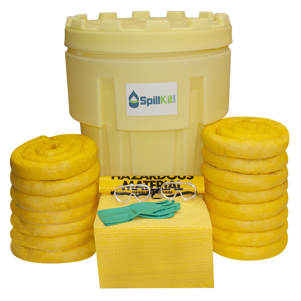 95-Gallon Overpack Salvage Drum Spill Kit - HazMat