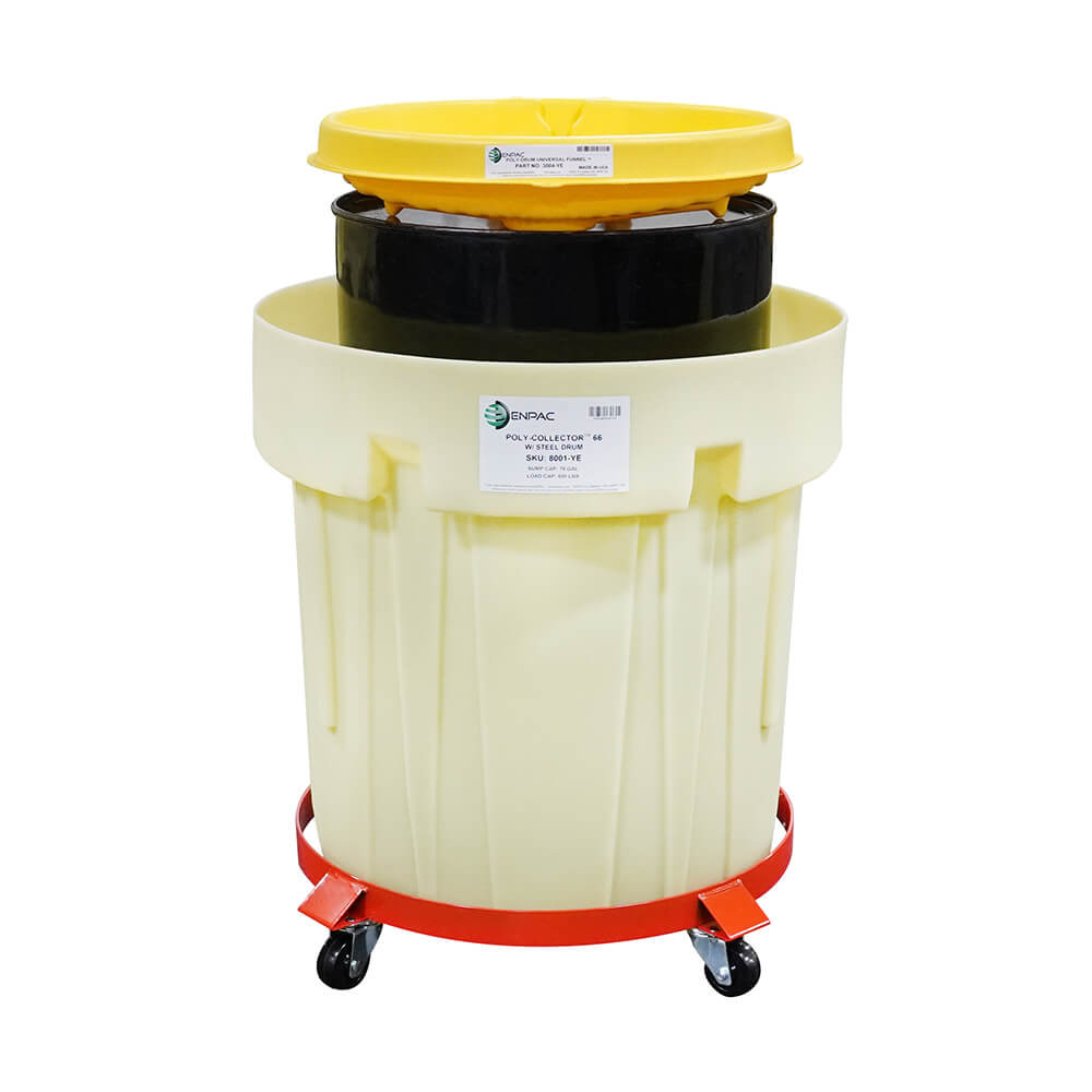 ENPAC Poly Spill Collector 66 with Steel Drum | EnSafeCo