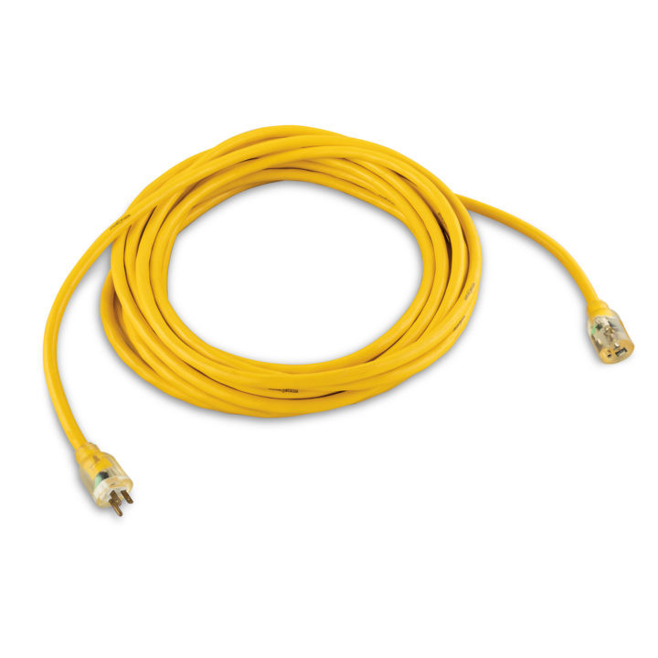 ALLEGRO Standard Extension Cord, 125V, Yellow - EnSafeCo.com