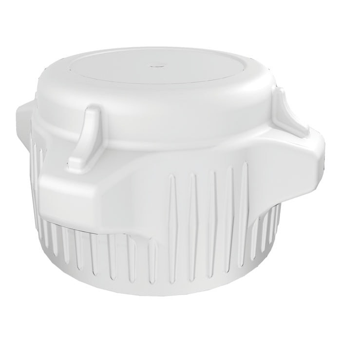 JUSTRITE 53mm Carboy Cap, Closed Top, Package of 2 - 12852 - EnSafeCo.com