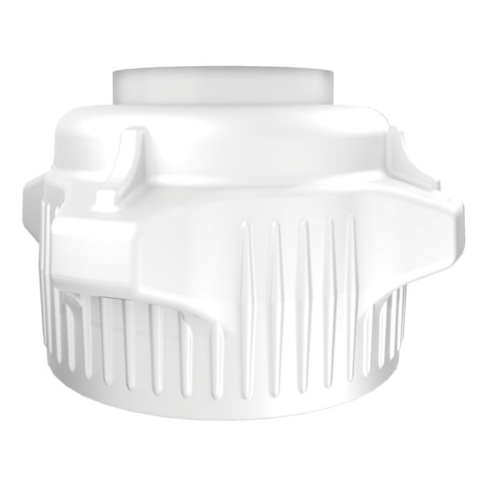 JUSTRITE 53mm Carboy Cap, Open Top, Closed Adapter - 12891 - EnSafeCo.com