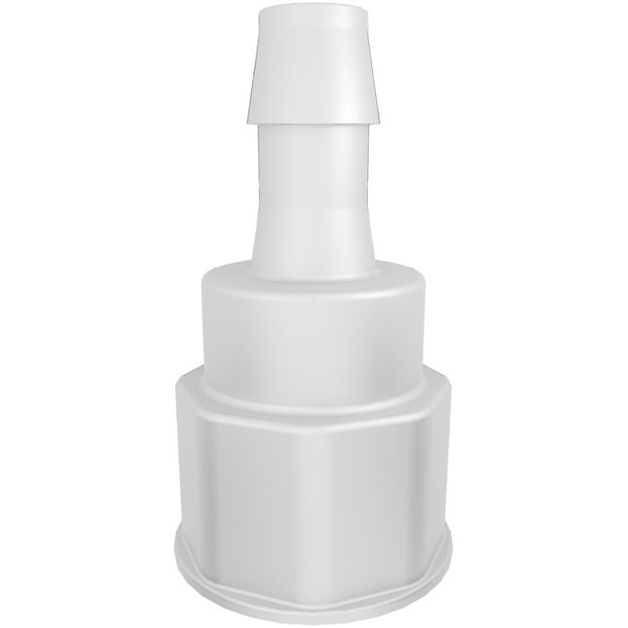 JUSTRITE Spigot Fitting, 1-1/8" Thread With 1/2" Hose Barb - 12904 ...