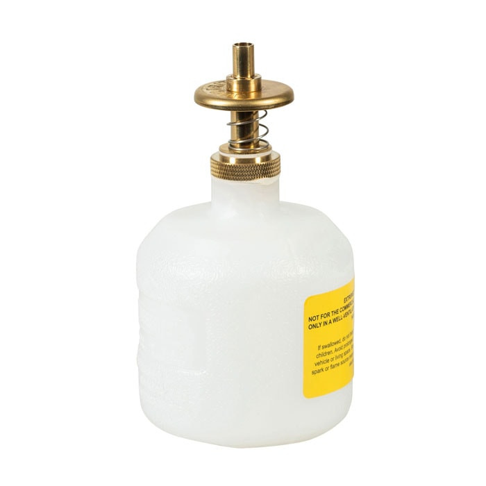 JUSTRITE 8 Ounce Plastic Dispensing Can, Brass Dispenser Valves ...
