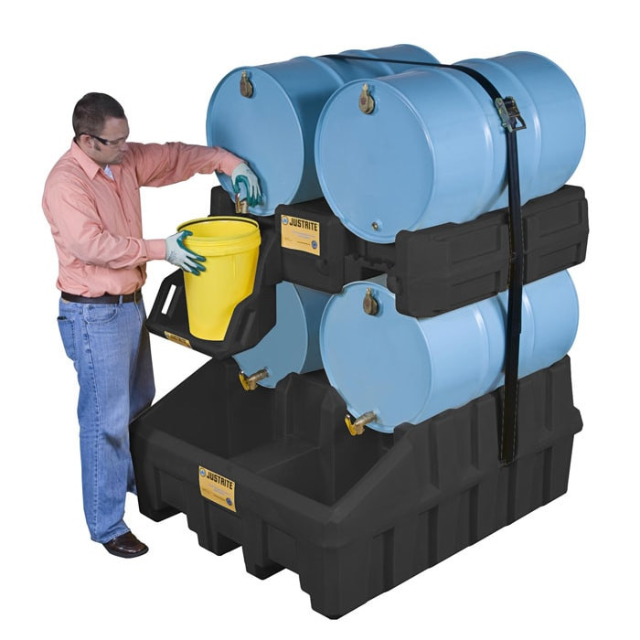 JUSTRITE Dispensing Shelf for Drum Management System with Stack Module ...