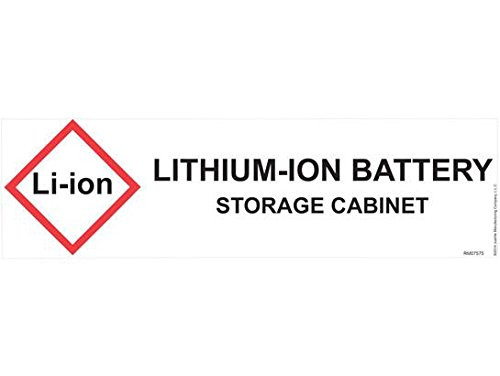 JUSTRITE LABEL HAZARDOUS CAB LITHIUM IO - EnSafeCo.com