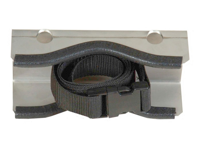 JUSTRITE Stainless Steel Gas Cylinder Support Bracket, One 12" Cylinder ...