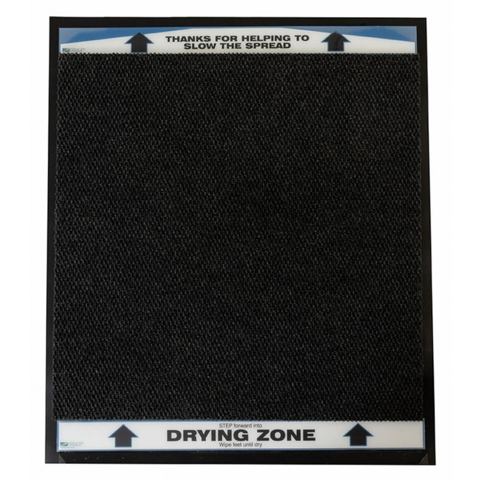 NOTRAX Shoe Sanitizing & Drying Mat System 355SC024CH - EnSafeCo.com