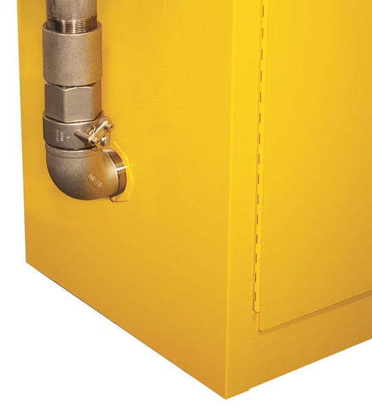 JUSTRITE Thermally-Actuated Damper for Venting Cabinets, 2" Connection ...