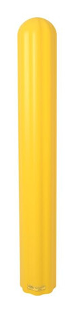EAGLE 6" x 56" Fluted Bollard Cover, Yellow - 1730 - EnSafeCo.com