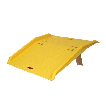 EAGLE 35" W x 4" High, Plastic Wide Portable Dock Plate, Yellow - 1795 ...