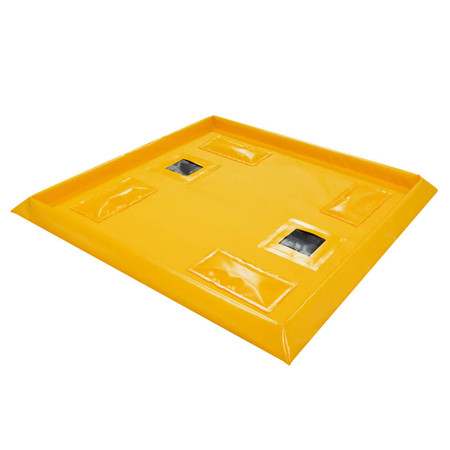 ENPAC Railcar Pellet Pal Berm with Resin Filter - 4'x4'x3" | EnSafeCo
