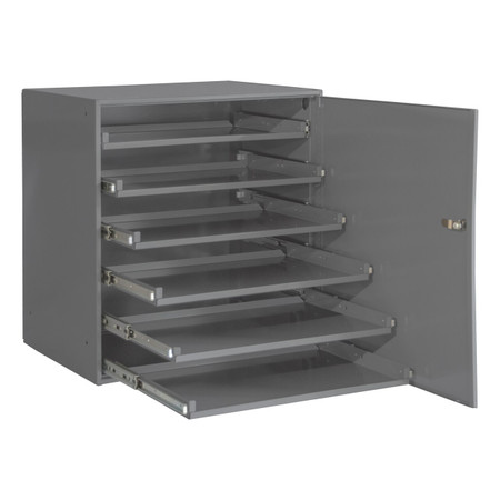 DURHAM 321B-95-DR, Heavy Duty Bearing Slide Rack, door - EnSafeCo.com