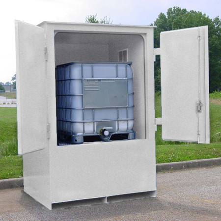 ENPAC Steel IBC Tote Hazmat Storage Locker | EnSafeCo