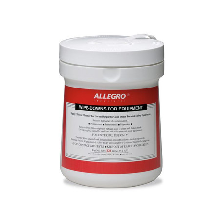 ALLEGRO Wipe Downs for Equipment (220/Canister) - EnSafeCo.com