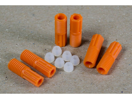 JUSTRITE 2.5mm OD Hard-Wall Tubing Compression Fittings With Ferrules ...