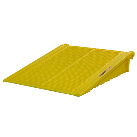 JUSTRITE Ramp for EcoPolyBlend™ DrumShed™, Polyethylene, Yellow - 28678 ...