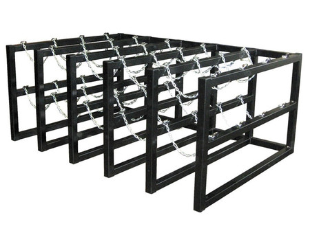 JUSTRITE GCYL BARRICADE RACK,5X4 - EnSafeCo.com