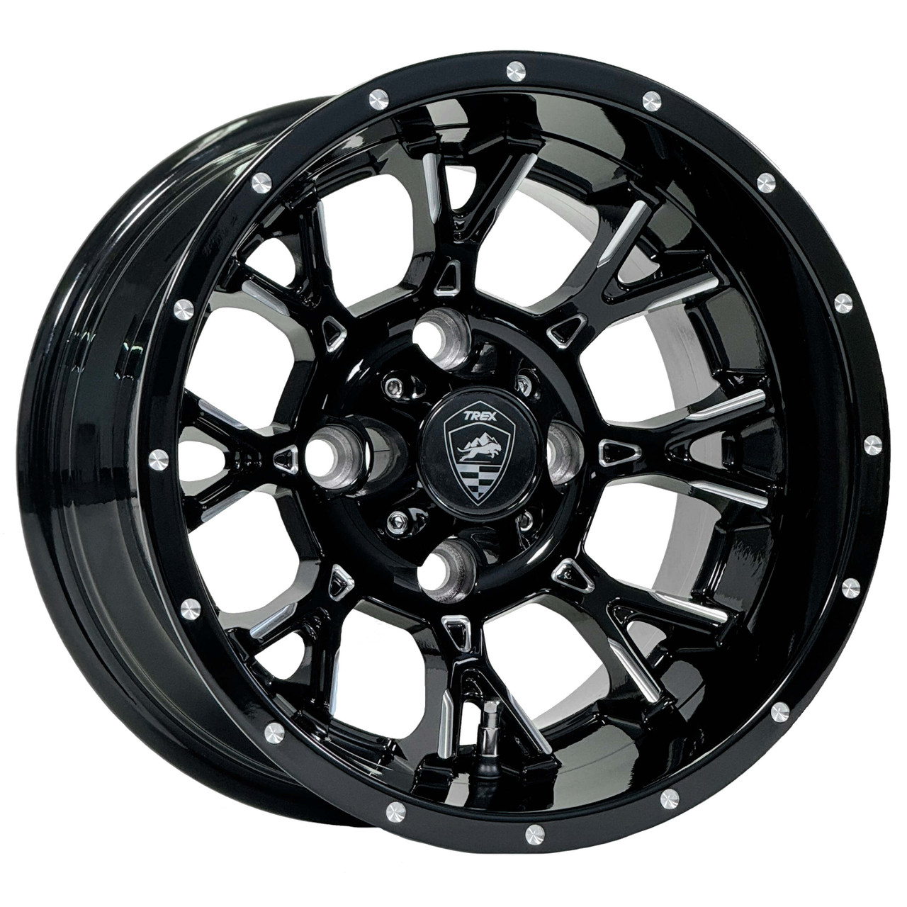 TREX 12 inch Golf Cart Wheels | TREX Golf Cart Accessories