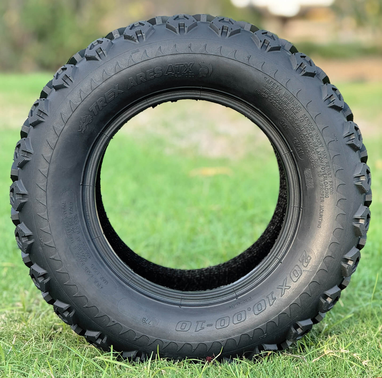TREX ARES ATX 20x10-10 DOT All Terrain Golf Cart Tires