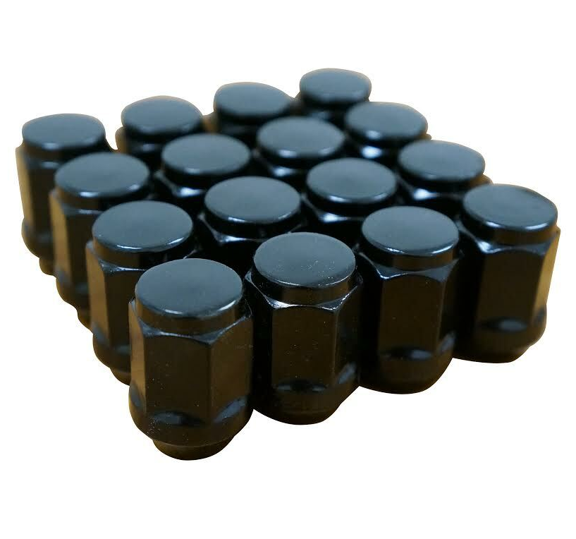 STANDARD Black Lug Nuts (1/2"-20) for Club Car, EZGO, ICON