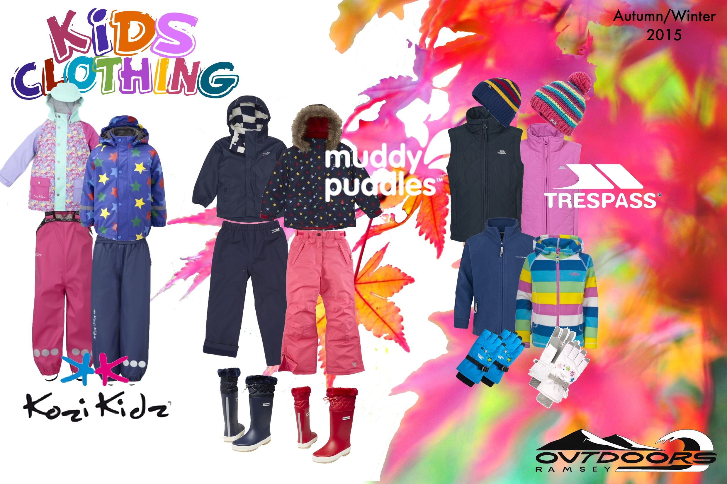 2015 Autumn/Winter Kids Clothing Range - Outdoors Ramsey Limited