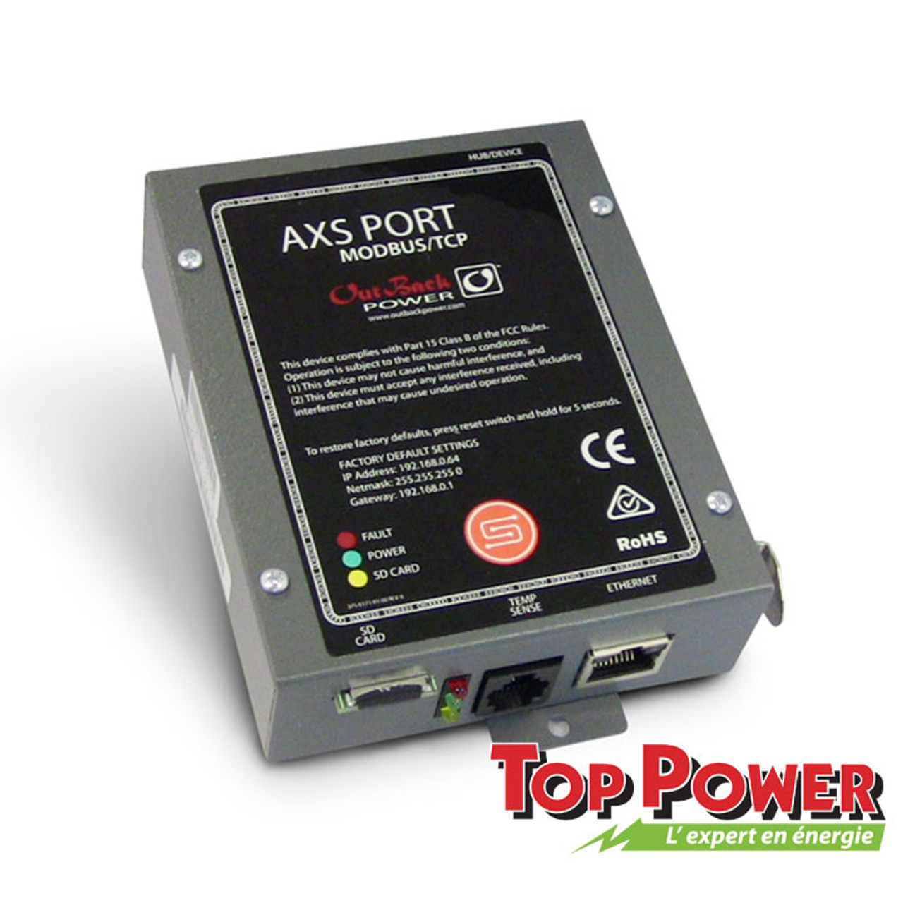 Modbus TCP interface remote communication system - Outback - Top Power ...