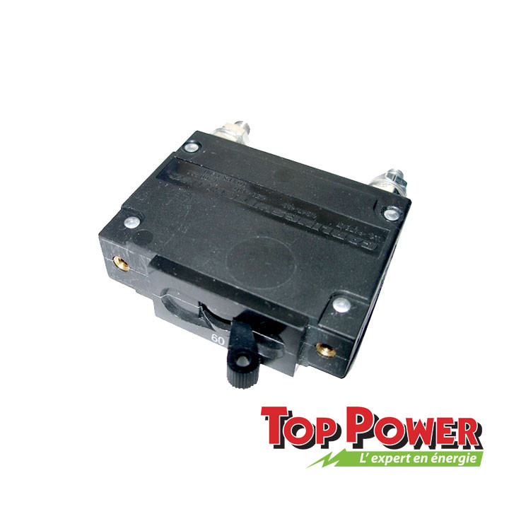 Breaker 80A 150VDC 1P PANEL MNT BKR, 19MM - Outback - Top Power Store
