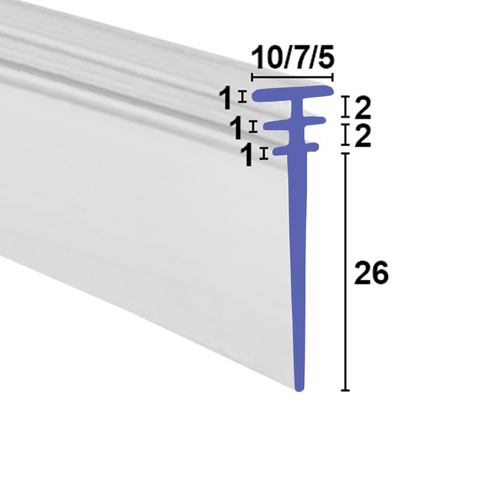 Bi Fold Or Channel Seals - Free Delivery in UK, ShowersealUK