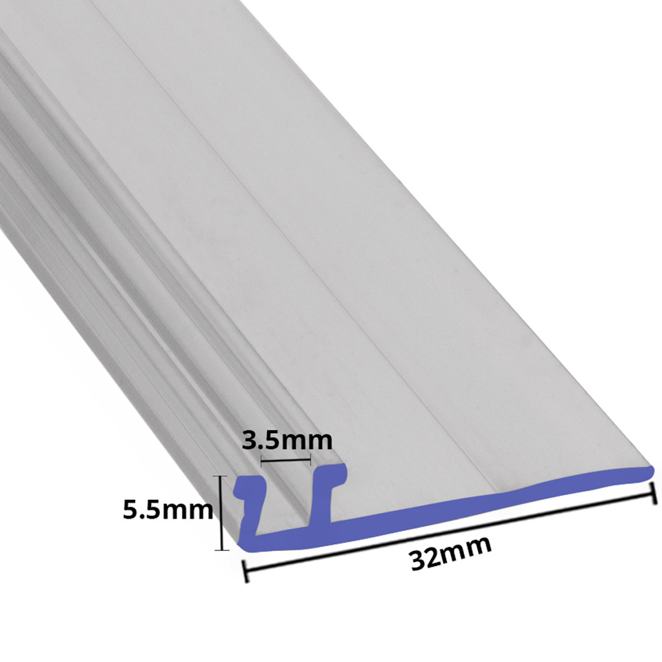 Vertical Shower seal - F Shaped Seals - Free Delivery in UK