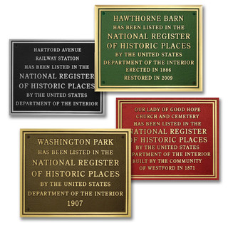 National Register Plaques