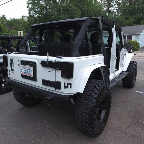 JK Tailgate Panel License Plate Utility Mount