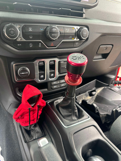 JL/JT/Bronco Polar Aluminum Shift Knob (Manual Transmission)