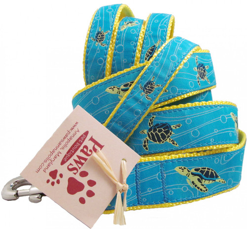 Swimming Sea Turtle Dog Leashes at PawsPetBoutique.com