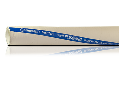 Continental Contitech White Flexwing Hose Assembly TC x TC