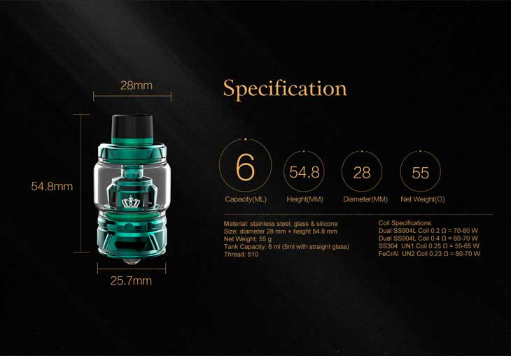 Uwell - Crown 4 IV Sub-Ohm Tank - Kidney Puncher